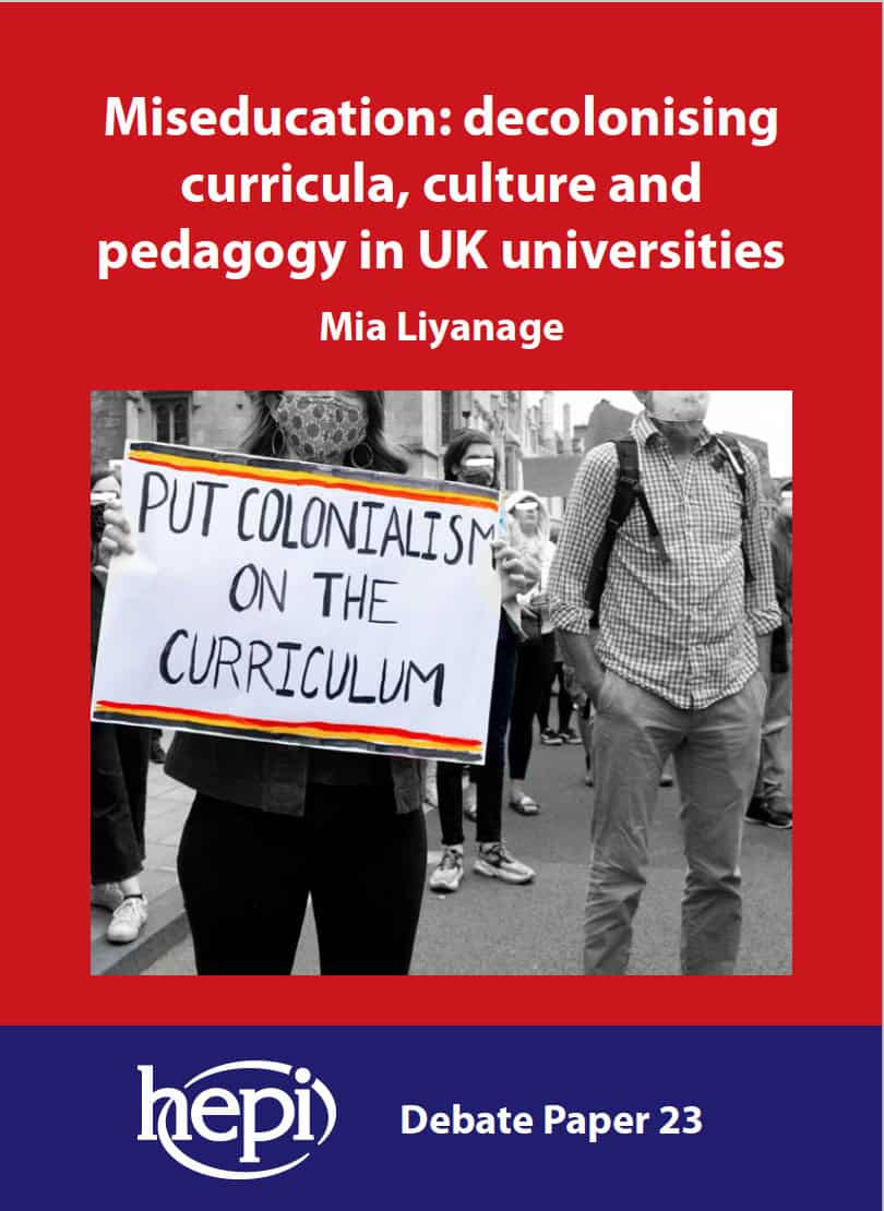 Miseducation: decolonising curricula, culture and pedagogy in UK ...